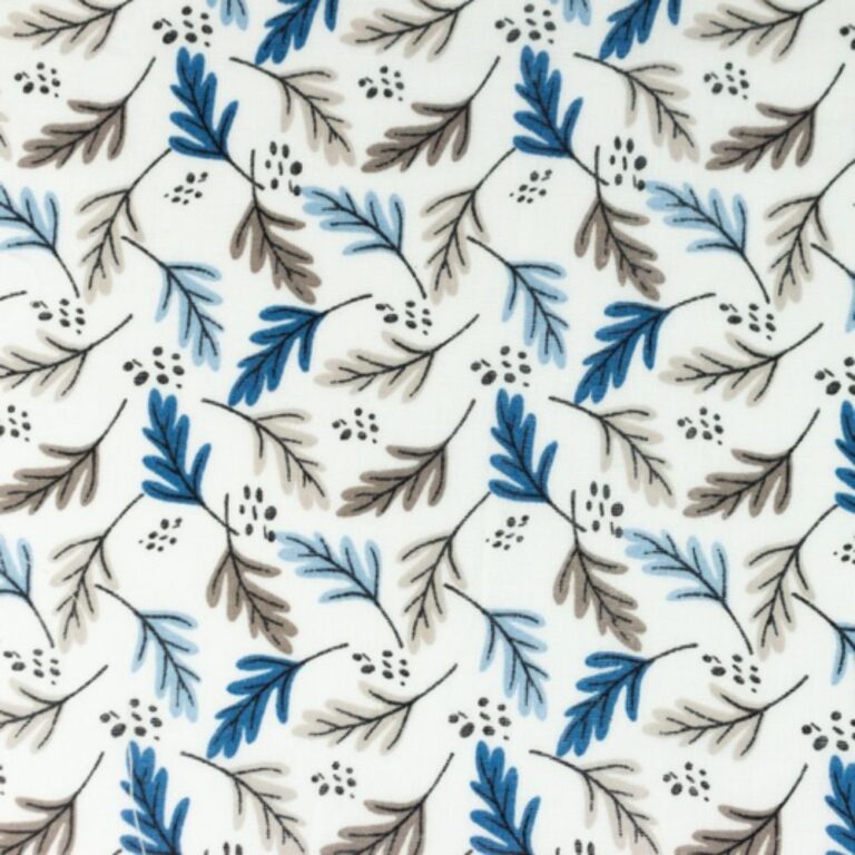 Musliin - 2-kihiline, sinised lehed - Kangakaubamaja