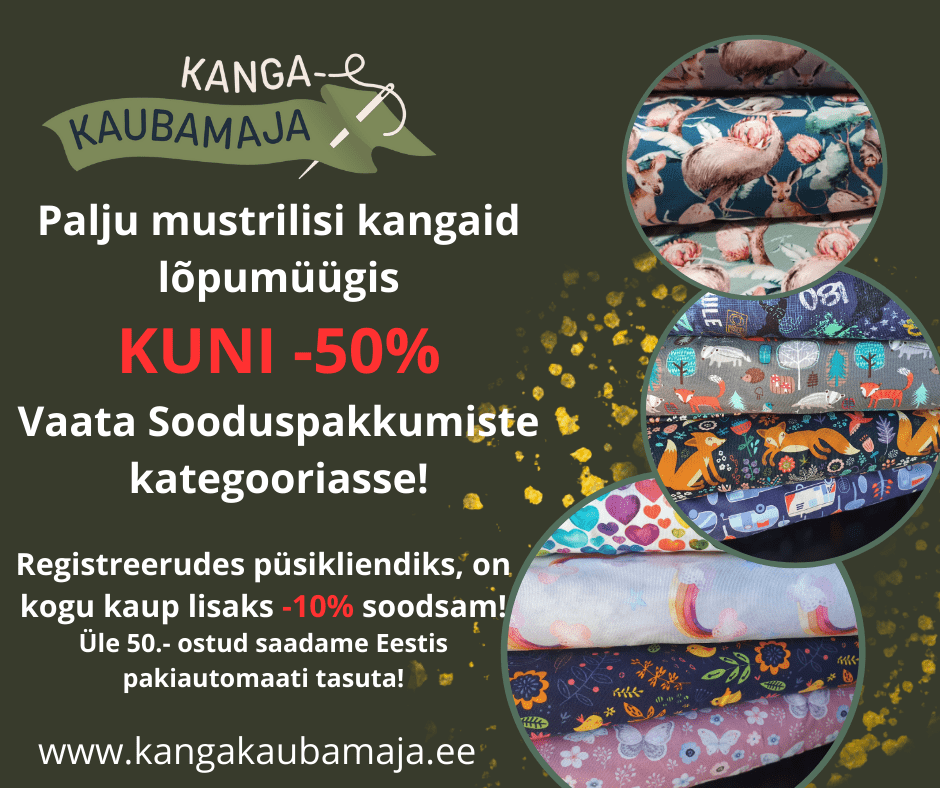 Kangad ja õmblustarvikud - Kangakaubamaja